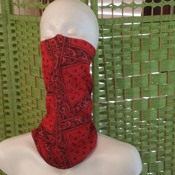 Fashion Bandana | Accessories | Nwt Stylish Unisex Multipurpose Red ...